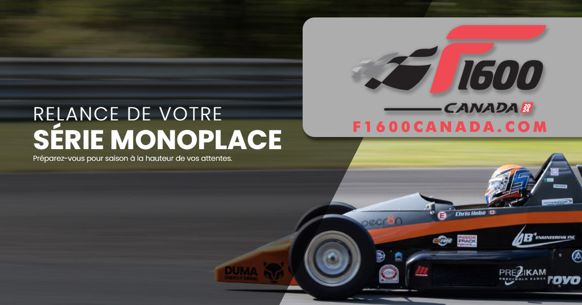 Formule 1600 Canada - La série monoplace la plus abordable au Canada ...